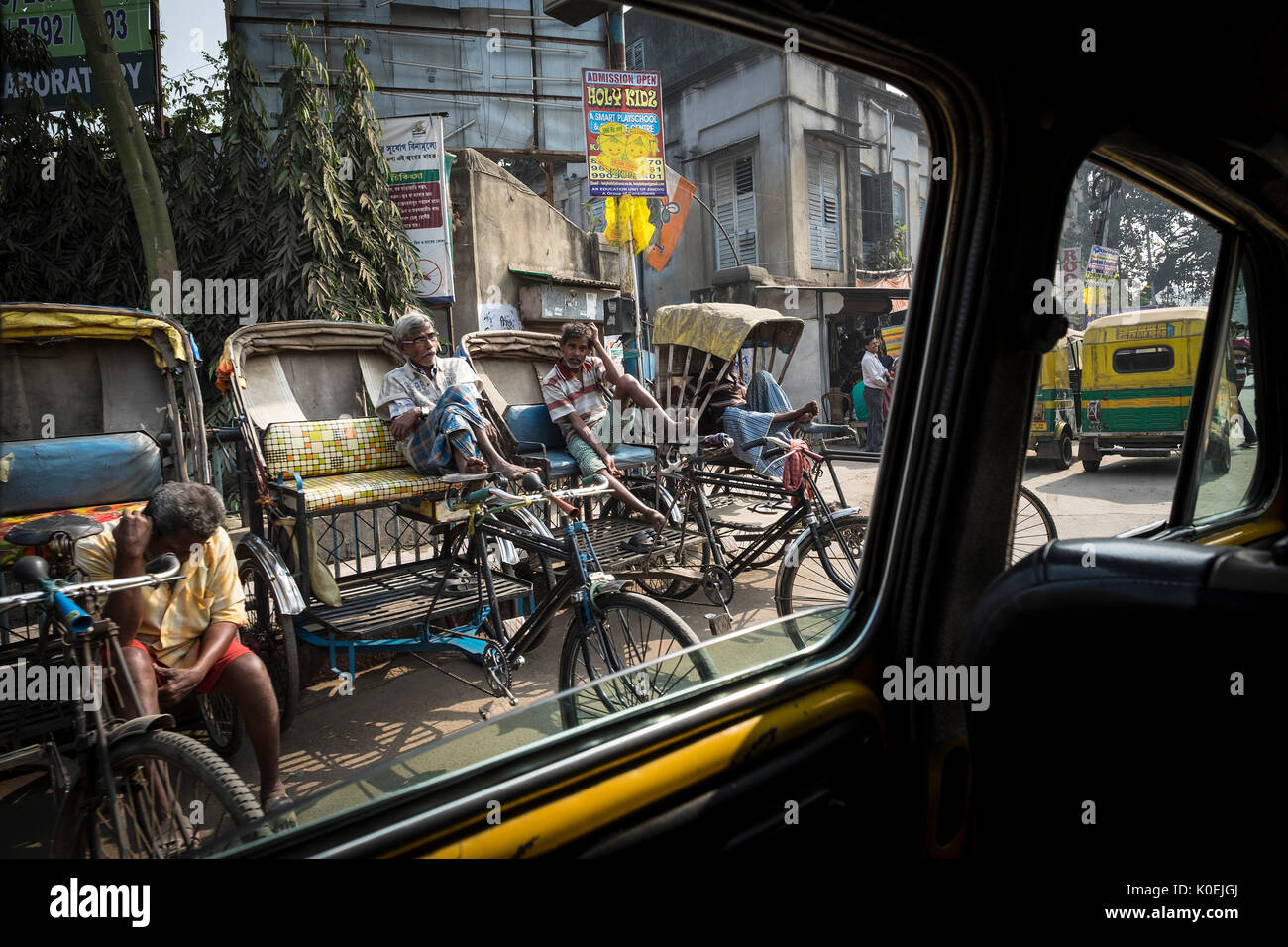 India from inside car hi-res stock photography and images - Alamy