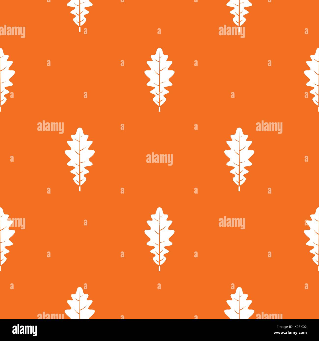 Oak leaf pattern seamless Stock Vector Image & Art - Alamy