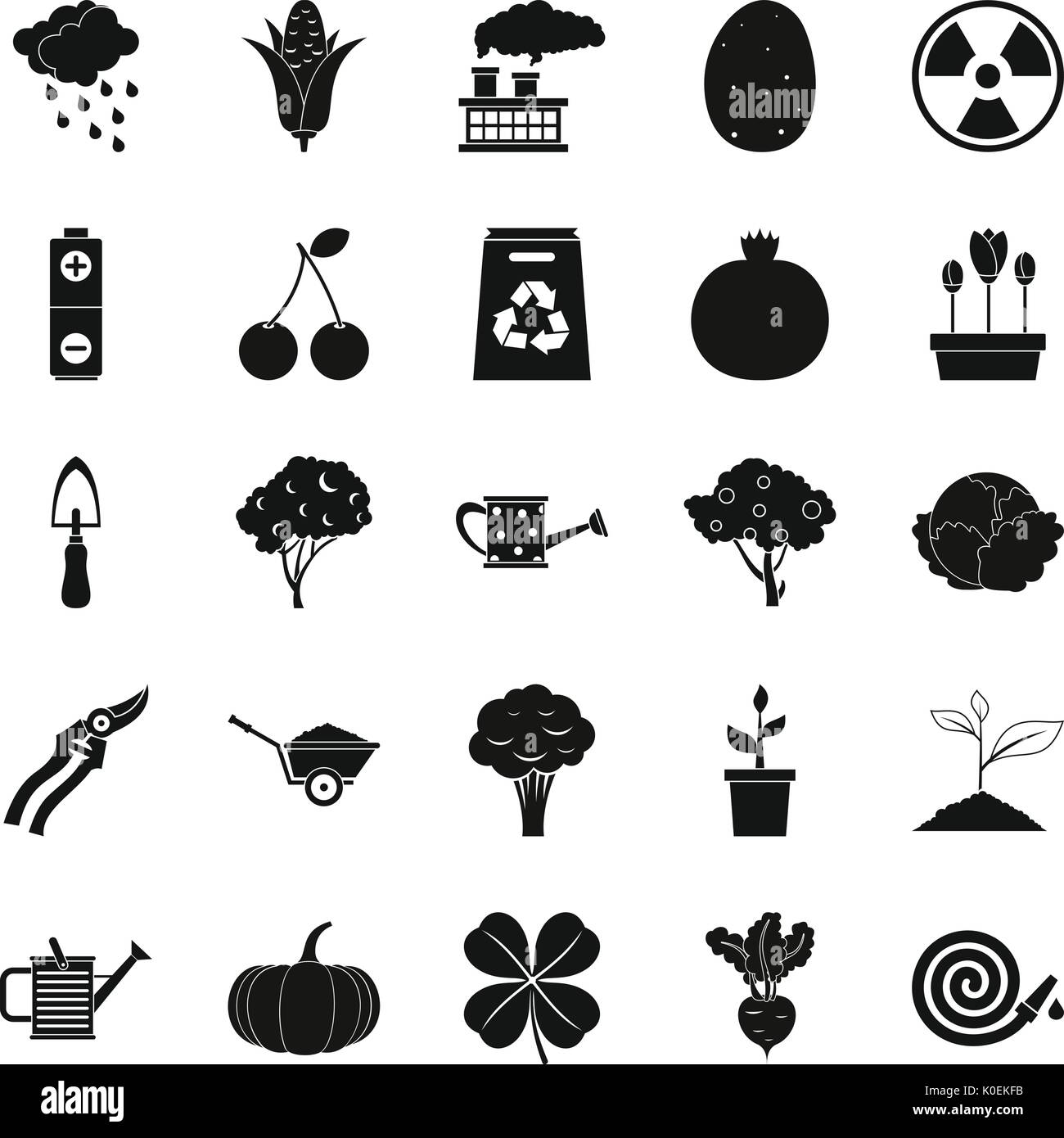 Crop growing area Stock Vector Images - Alamy