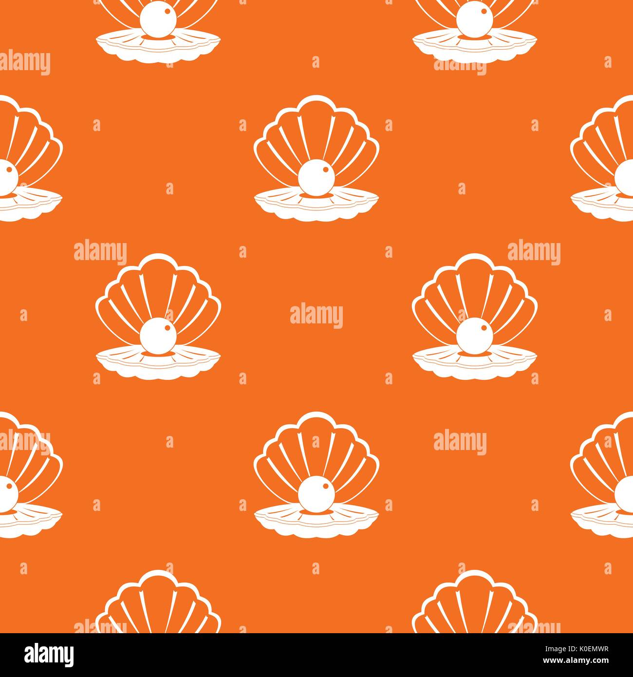 Pearl in clam shell Stock Vector Images - Alamy