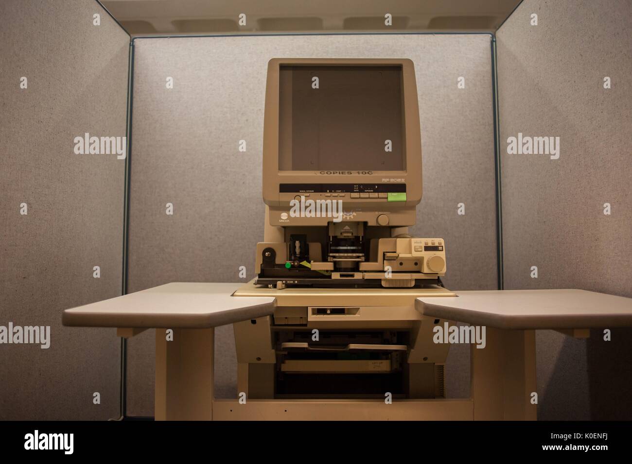 Microfilm machine hi-res stock photography and images - Alamy