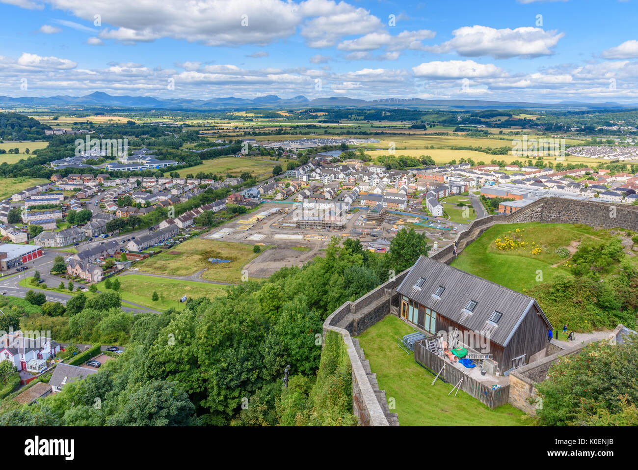 Stirling castle aerial hi-res stock photography and images - Alamy