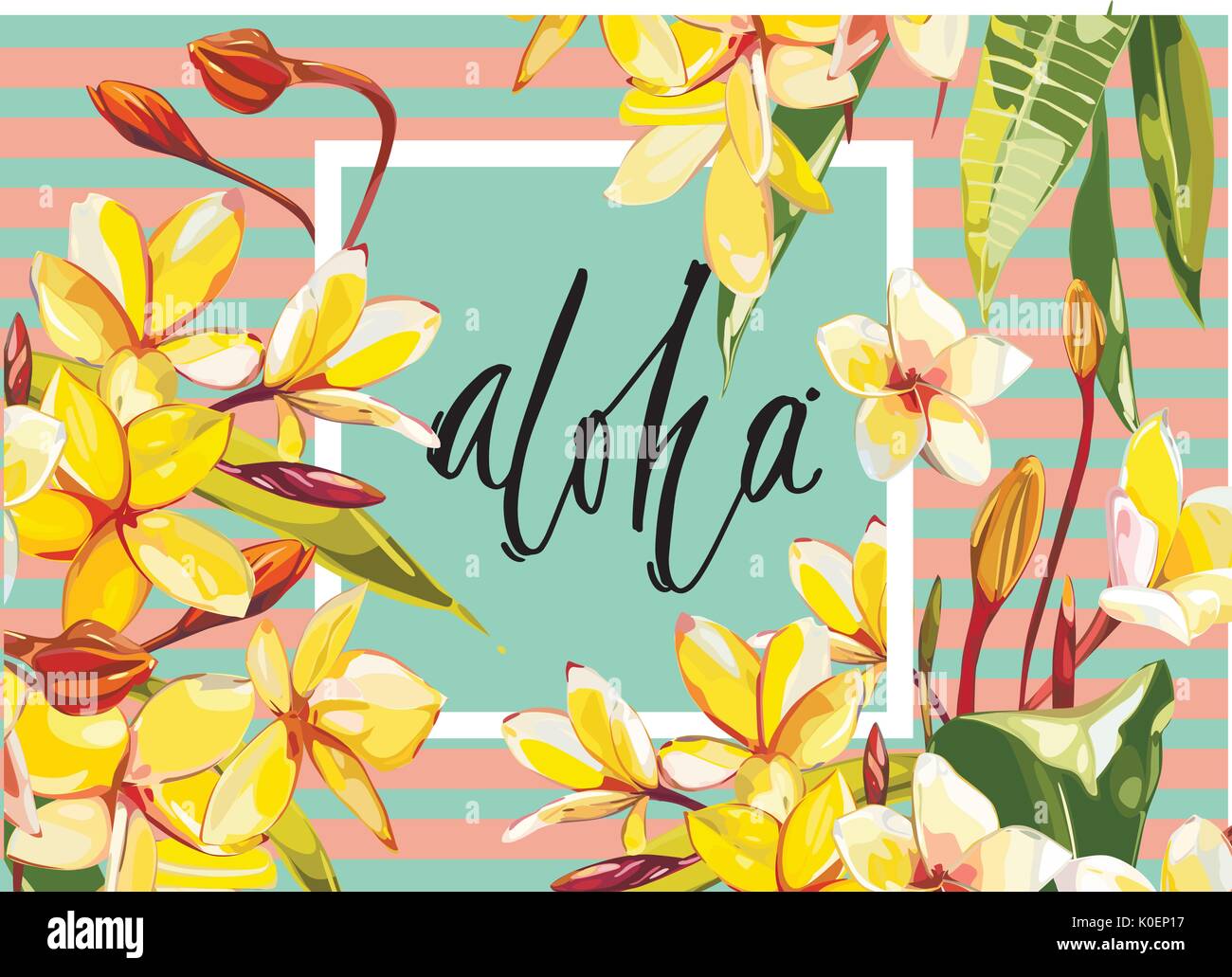 Aloha flower Stock Vector Images - Alamy