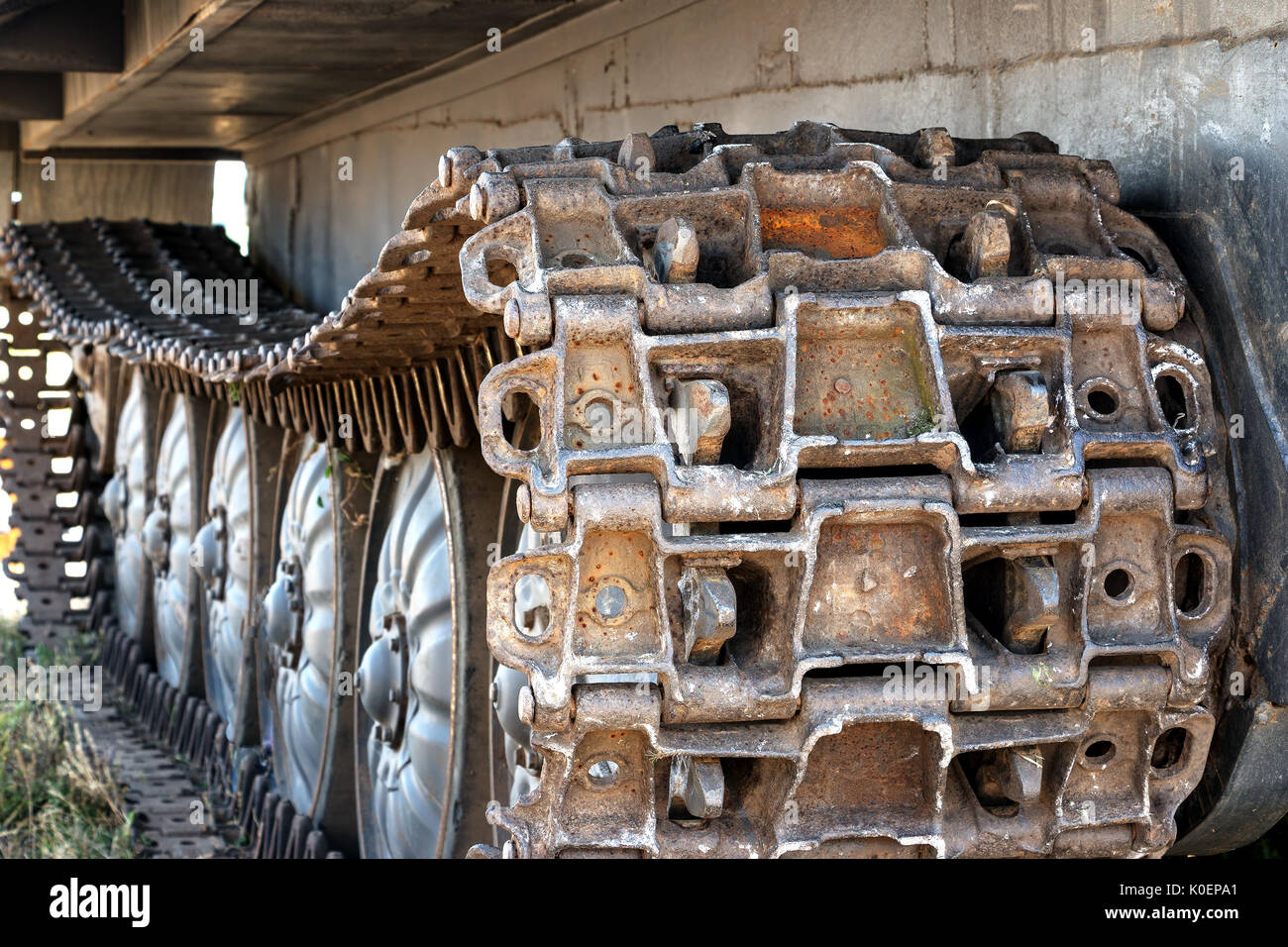 Old rusty Tank tracks Stock Photo - Alamy