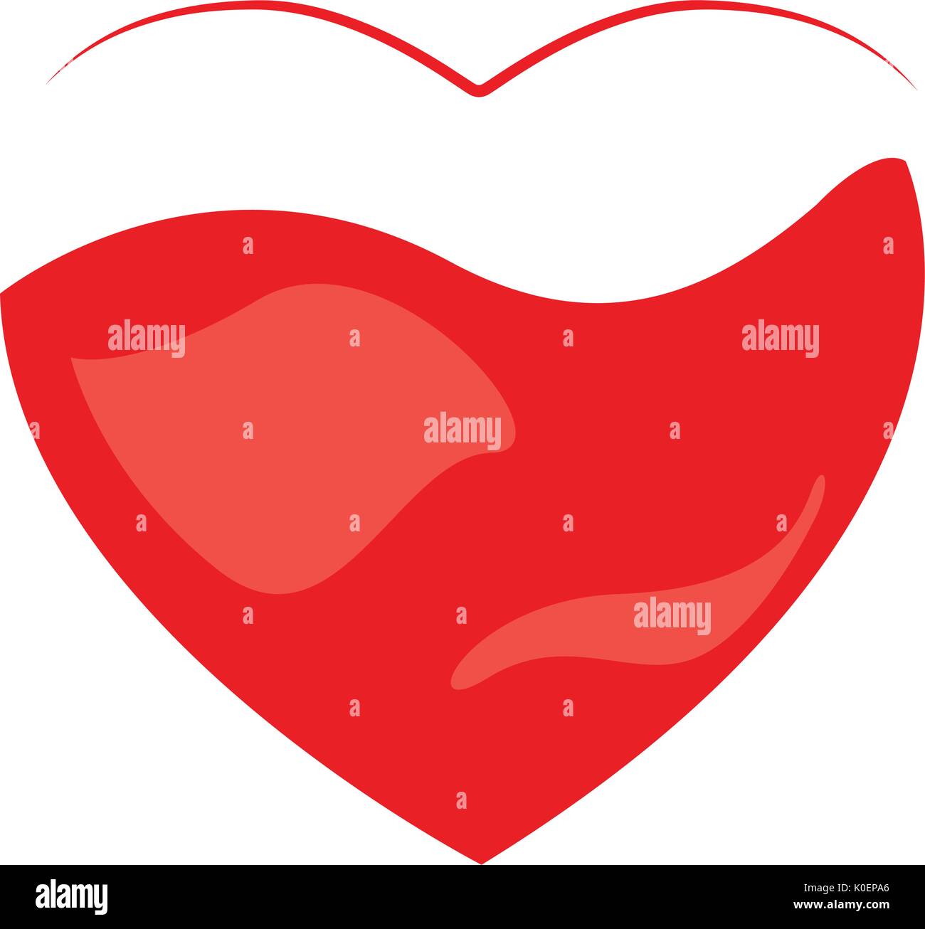 Heart shape with blood Stock Vector Image & Art - Alamy