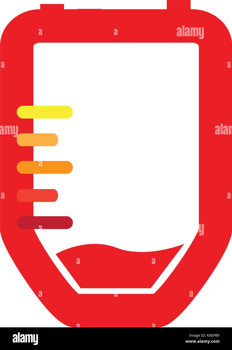 Bag of blood for transfusion isolated Stock Vector Images - Alamy