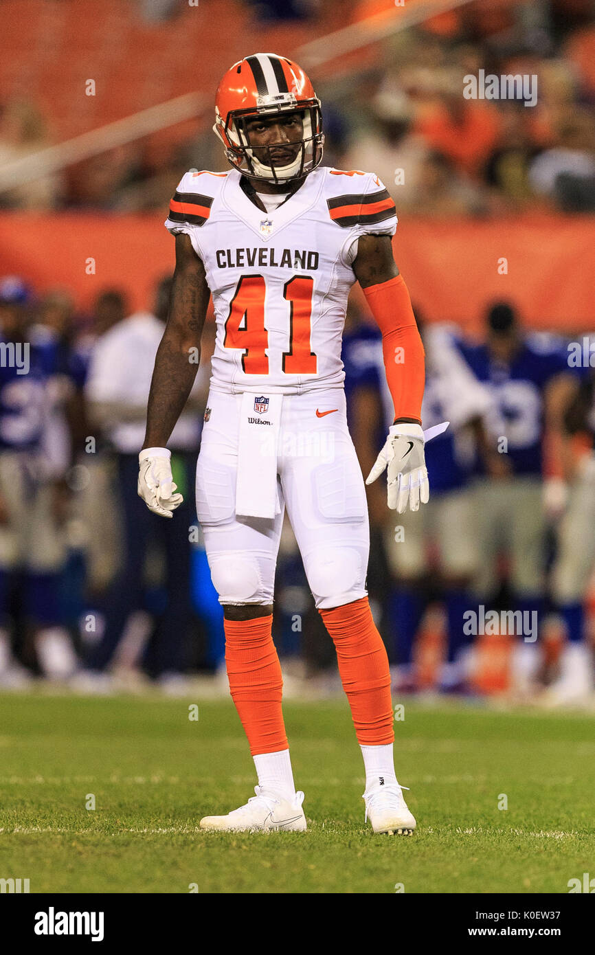 August 21, 2017: Cleveland Browns defensive back J.D. Harmon (41 ...