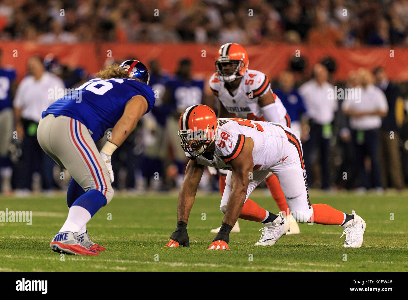 August 21, 2017: Cleveland Browns defensive end Desmond Bryant (92 ...