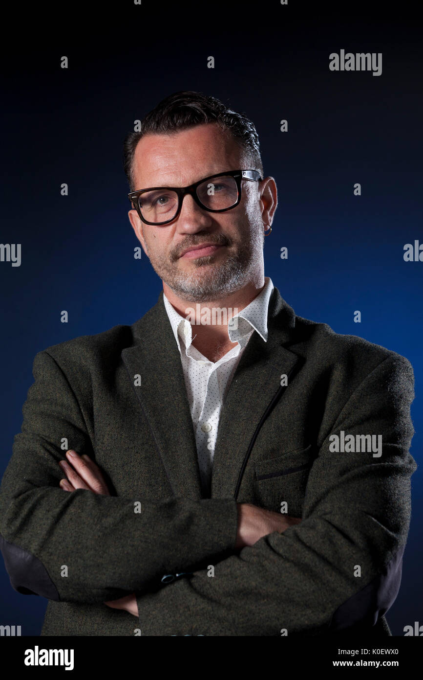 Edinburgh, UK. 22nd August 2017. Rob Davis, the British comics artist ...