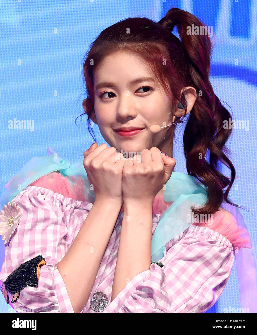 S. Korean girl group Momoland Tae Ha, a member of South Korean girl ...
