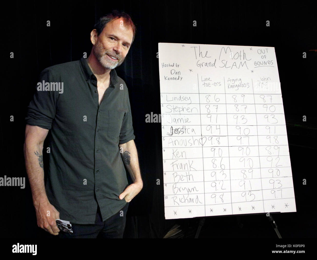 George Dawes Green, the founder of 'The Moth', a storytelling evening ...