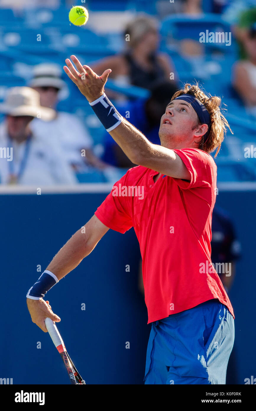 August 18, 2017: Jared Donaldson (USA) in action during the ...