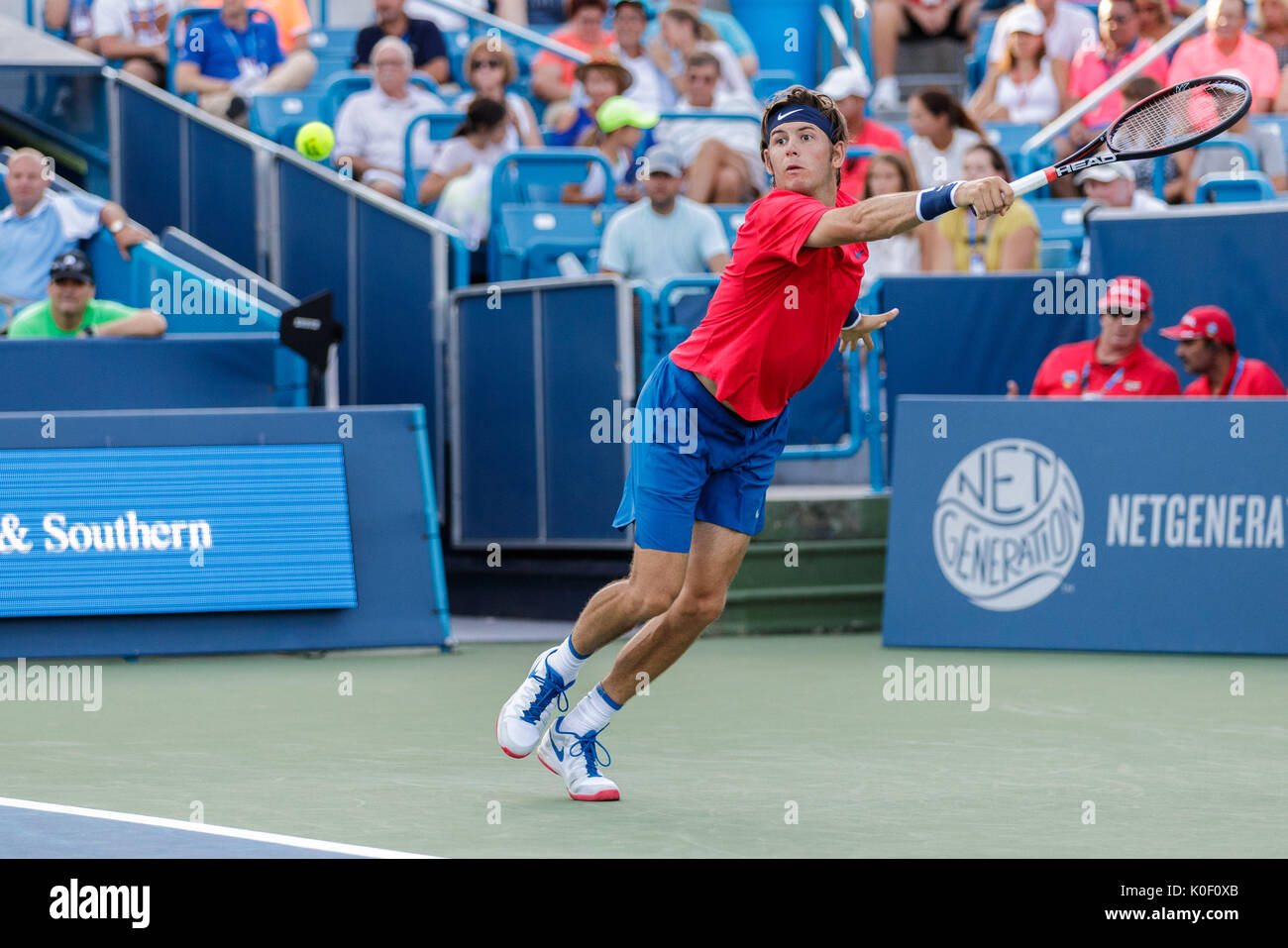 August 18, 2017: Jared Donaldson (USA) in action during the ...