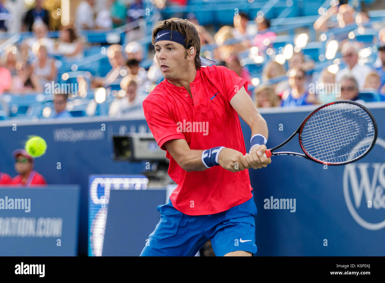 August 18, 2017: Jared Donaldson (USA) in action during the ...