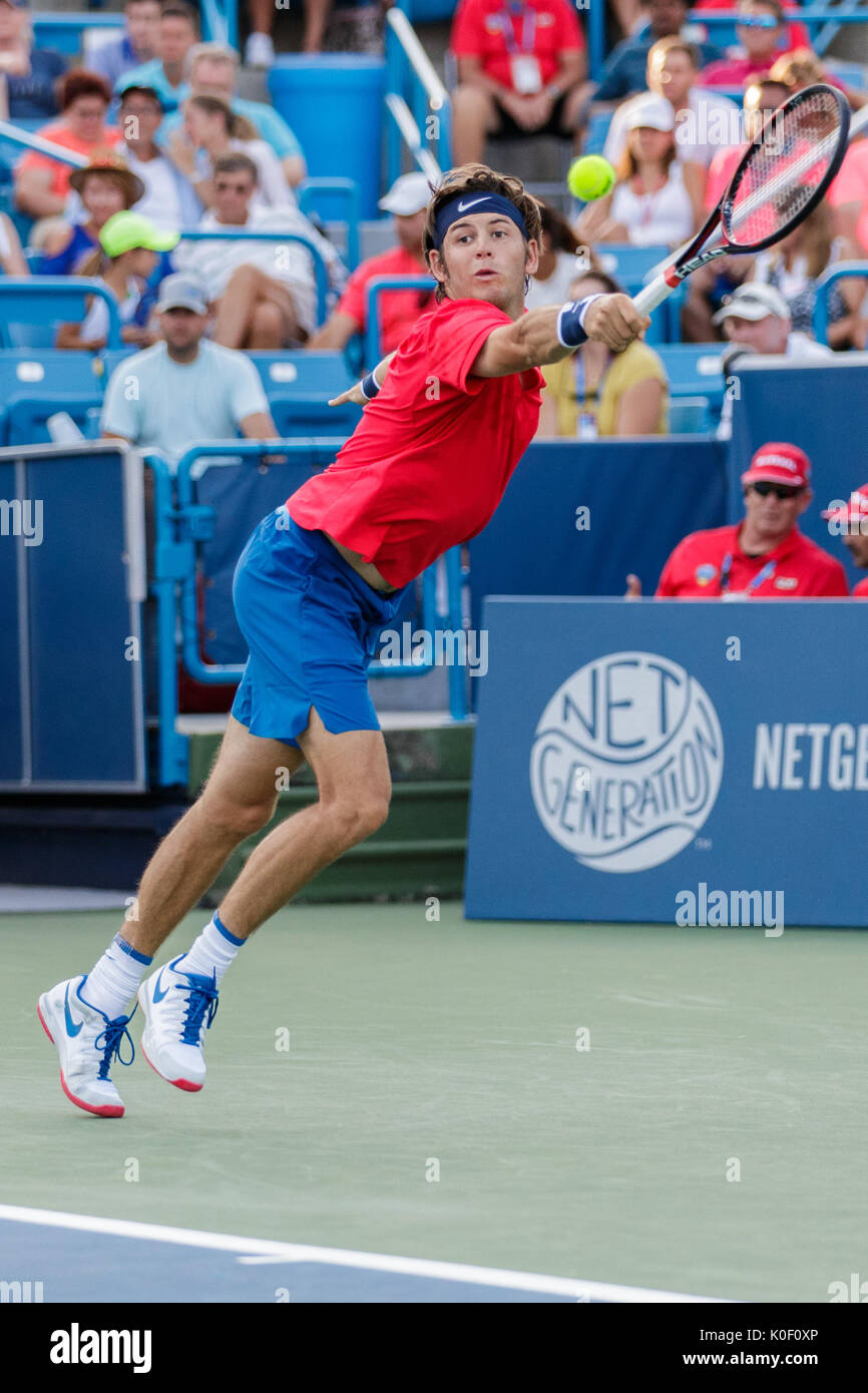 August 18, 2017: Jared Donaldson (USA) in action during the ...