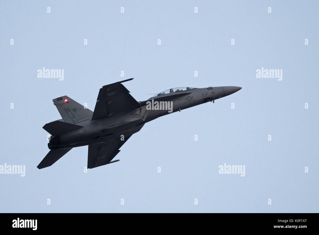 F18 fighter jet performs display hi-res stock photography and images ...