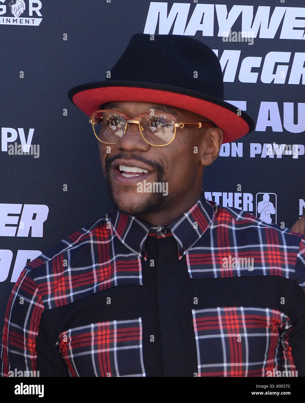 Las Vegas, Nevada, USA. 22nd Aug, 2017. Boxer Floyd Mayweather jr ...