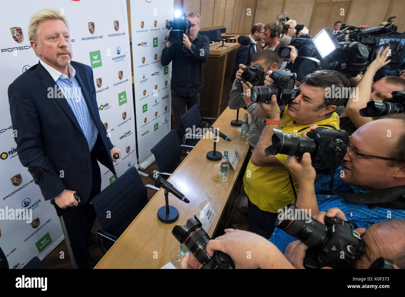 Frankfurt, Germany. 23rd Aug, 2017. German former professional tennis ...