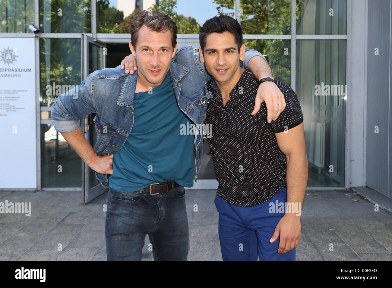 Hamburg, Germany, 23rd August, 2017. David Rott and Daniel Rodic ...