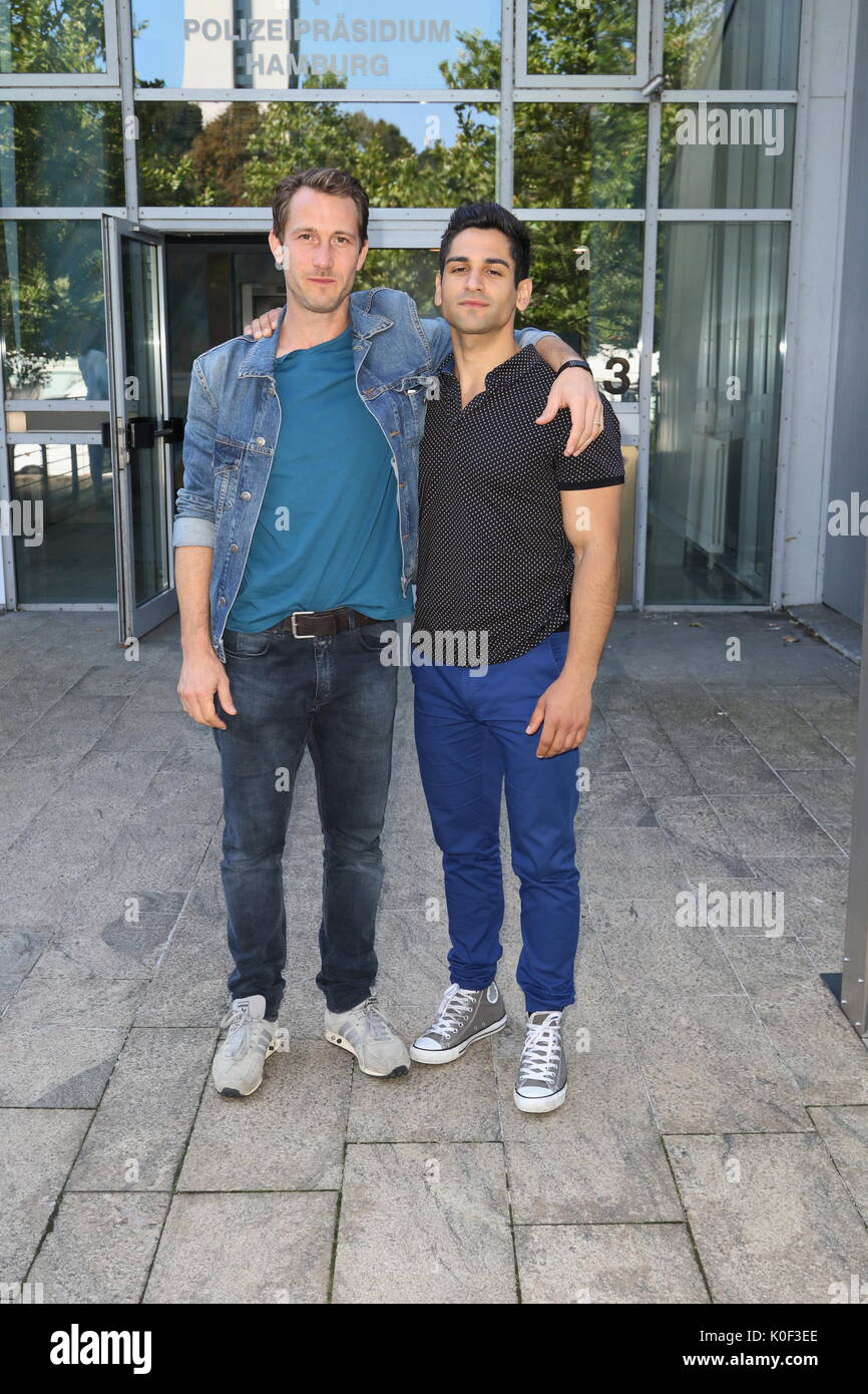 Hamburg, Germany, 23rd August, 2017. David Rott and Daniel Rodic ...
