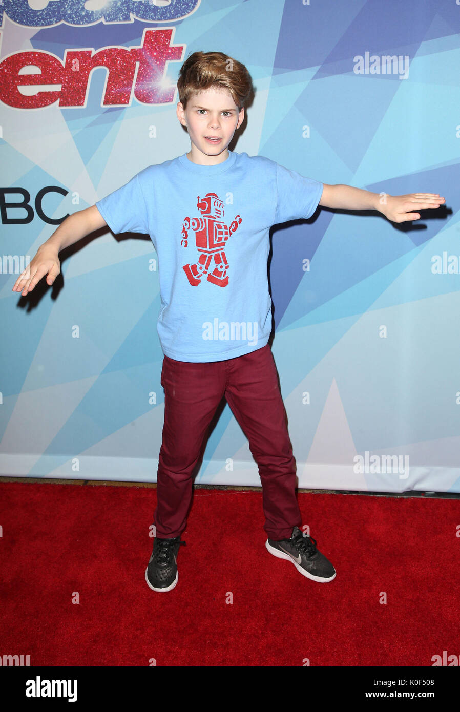 22 August 2017 - Hollywood, California - Merrick Hanna. NBC "America's ...