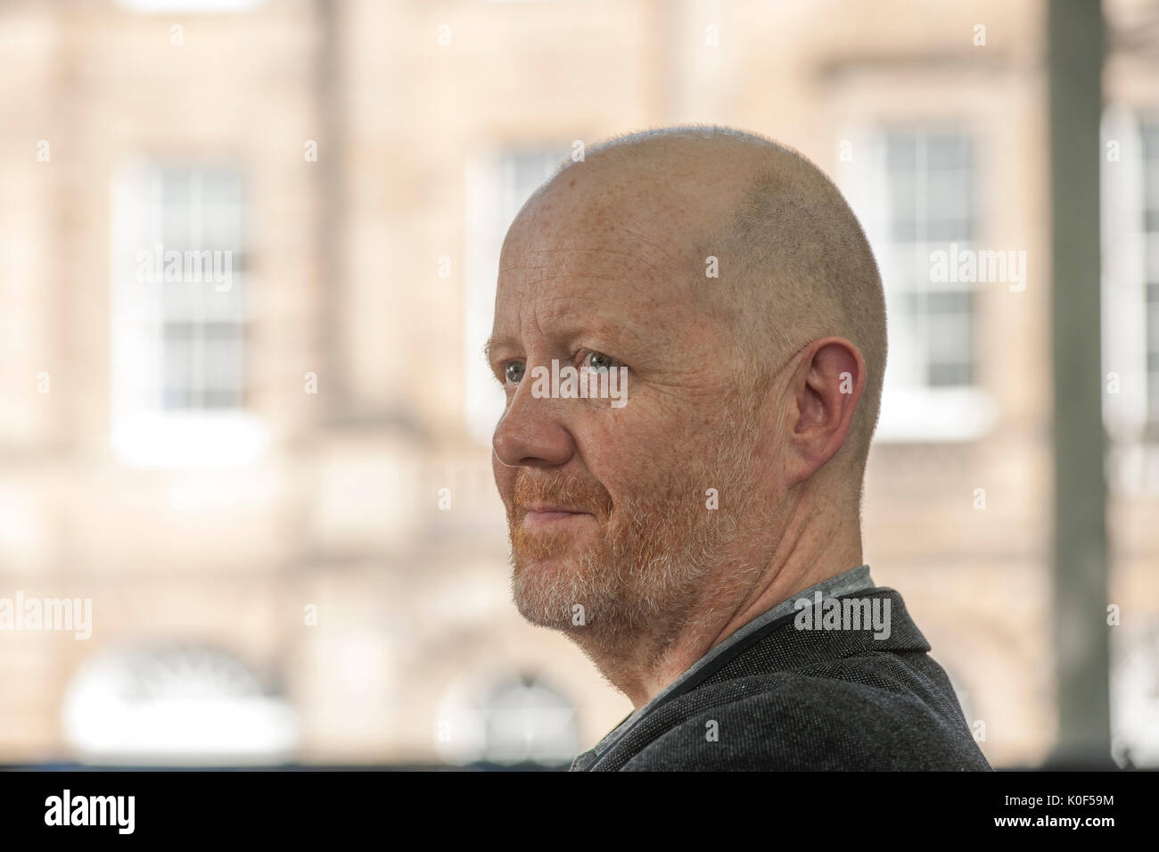 Edinburgh, UK. 23rd August 2017. British poet Michael Symmons Roberts ...