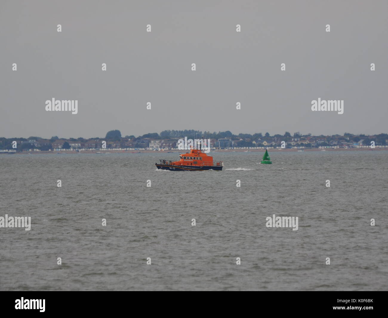 Sheerness, Kent. 23 Aug, 2017. Sheerness All Weather Lifeboat towing a ...