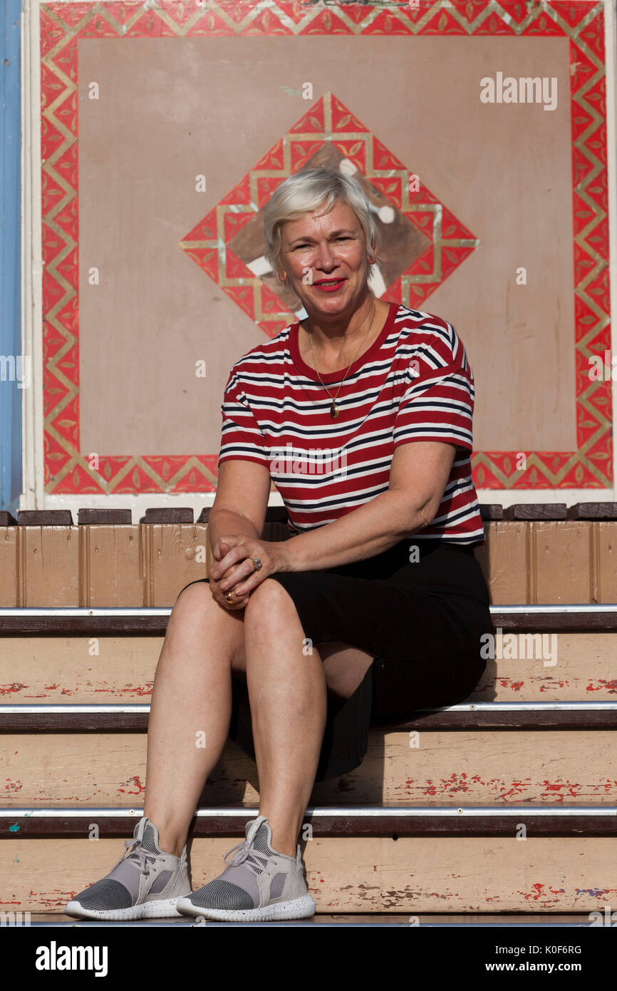 Edinburgh, UK. 23rd August 2017. Christine Otten, the Dutch journalist ...