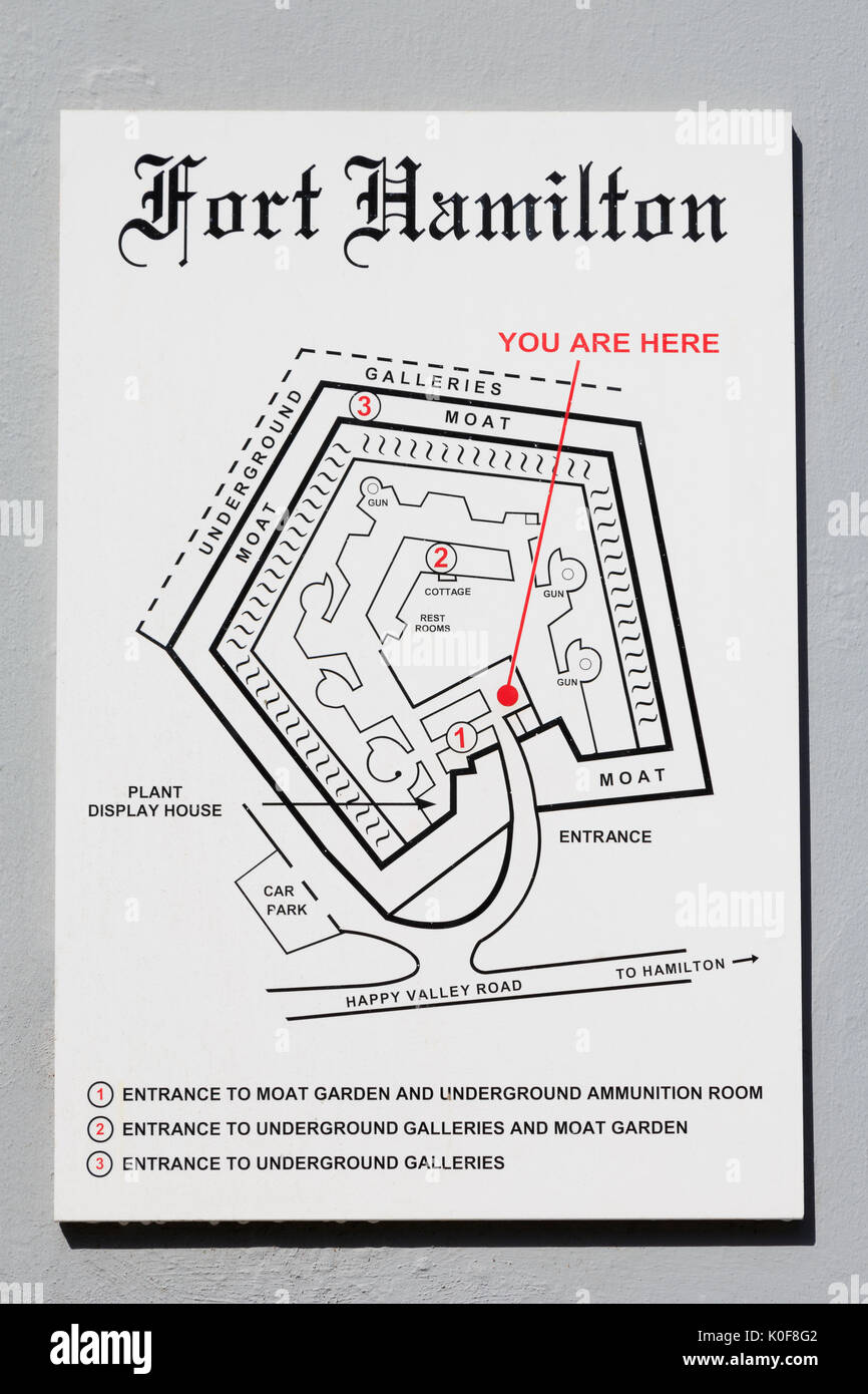 Fort Hamilton, Hamilton City, Pembroke Parish, Bermuda Stock Photo - Alamy