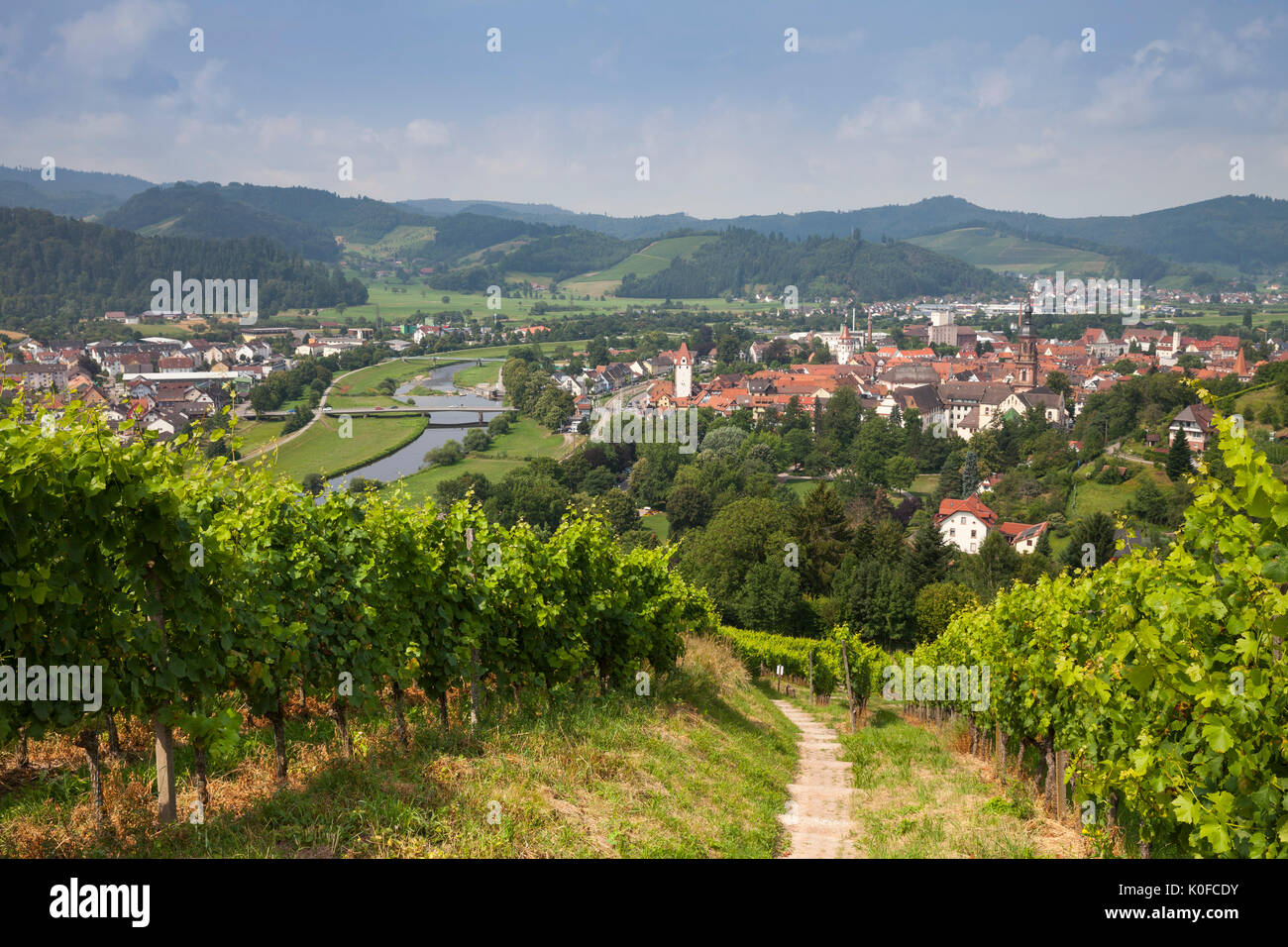 View of Gengenbach, Black forest, Baden-Württemberg, Germany, Europe ...