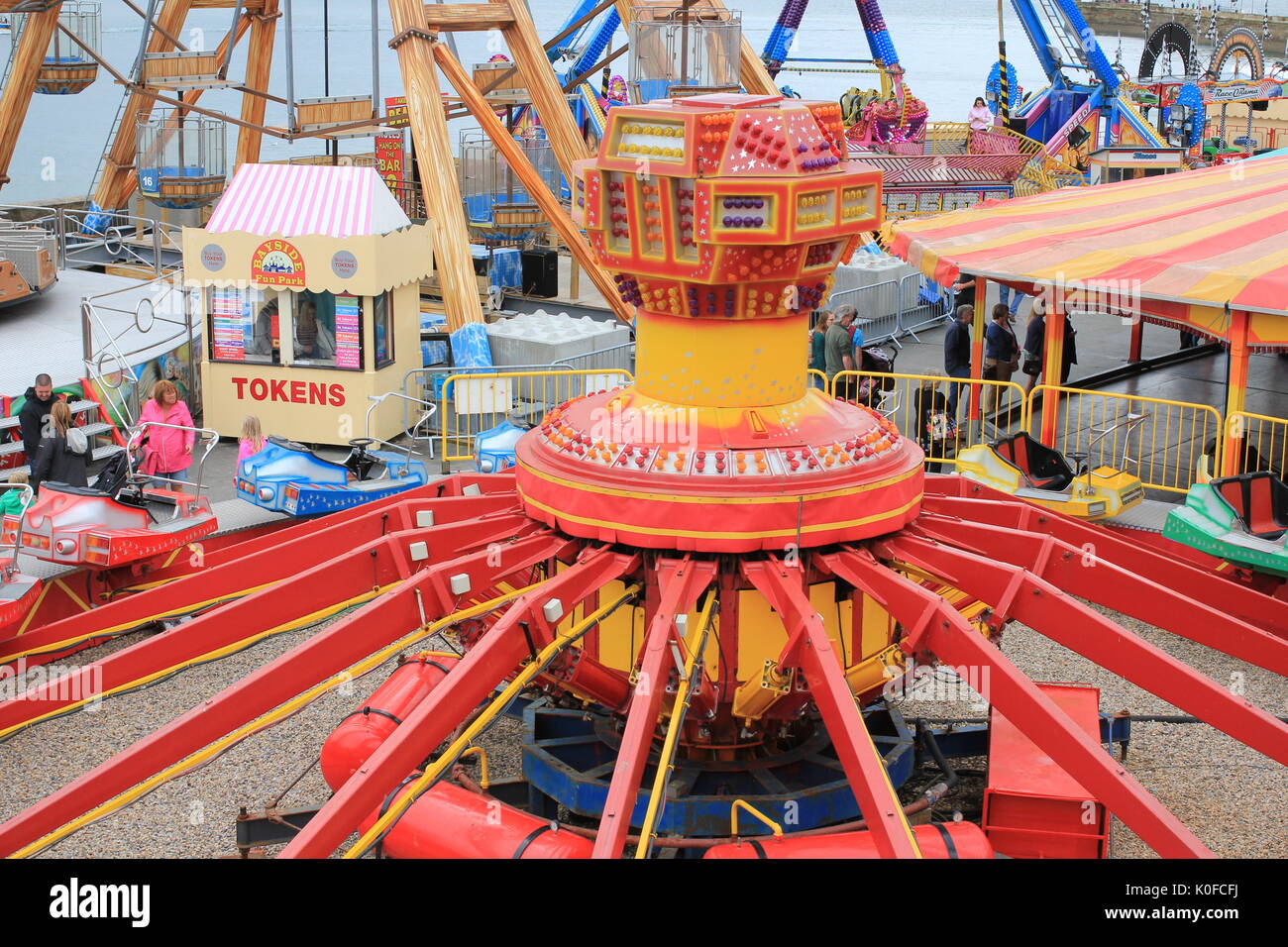 Funfair seaside colorful bright hi-res stock photography and images - Alamy