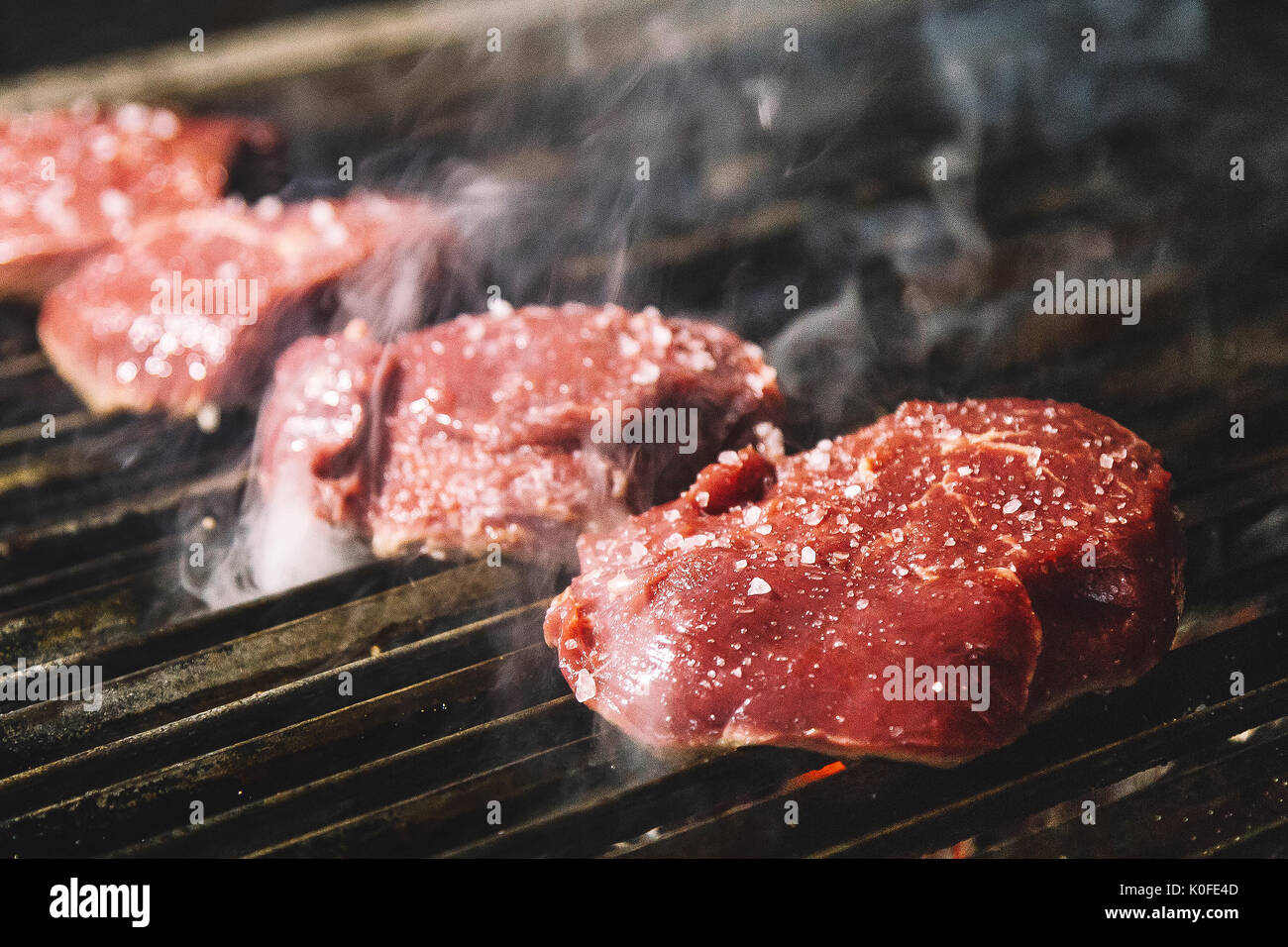 Well done beef loin hi-res stock photography and images - Alamy