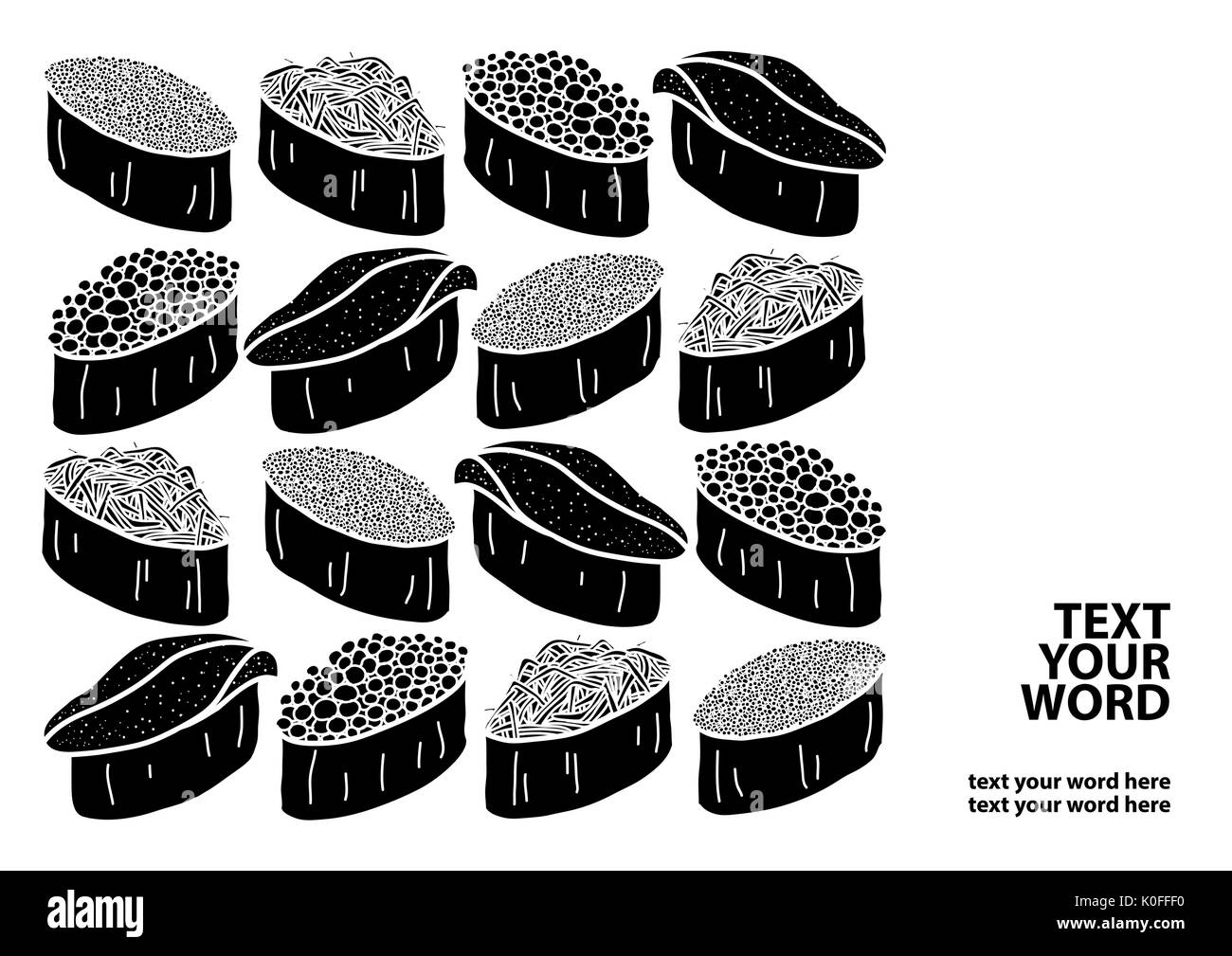 Sushi Types Poster