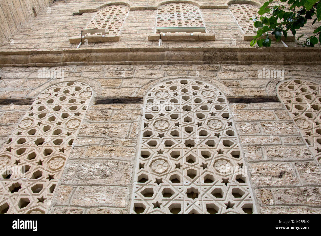 Classic Facade. Eastern architecture. Close Up Stock Photo - Alamy