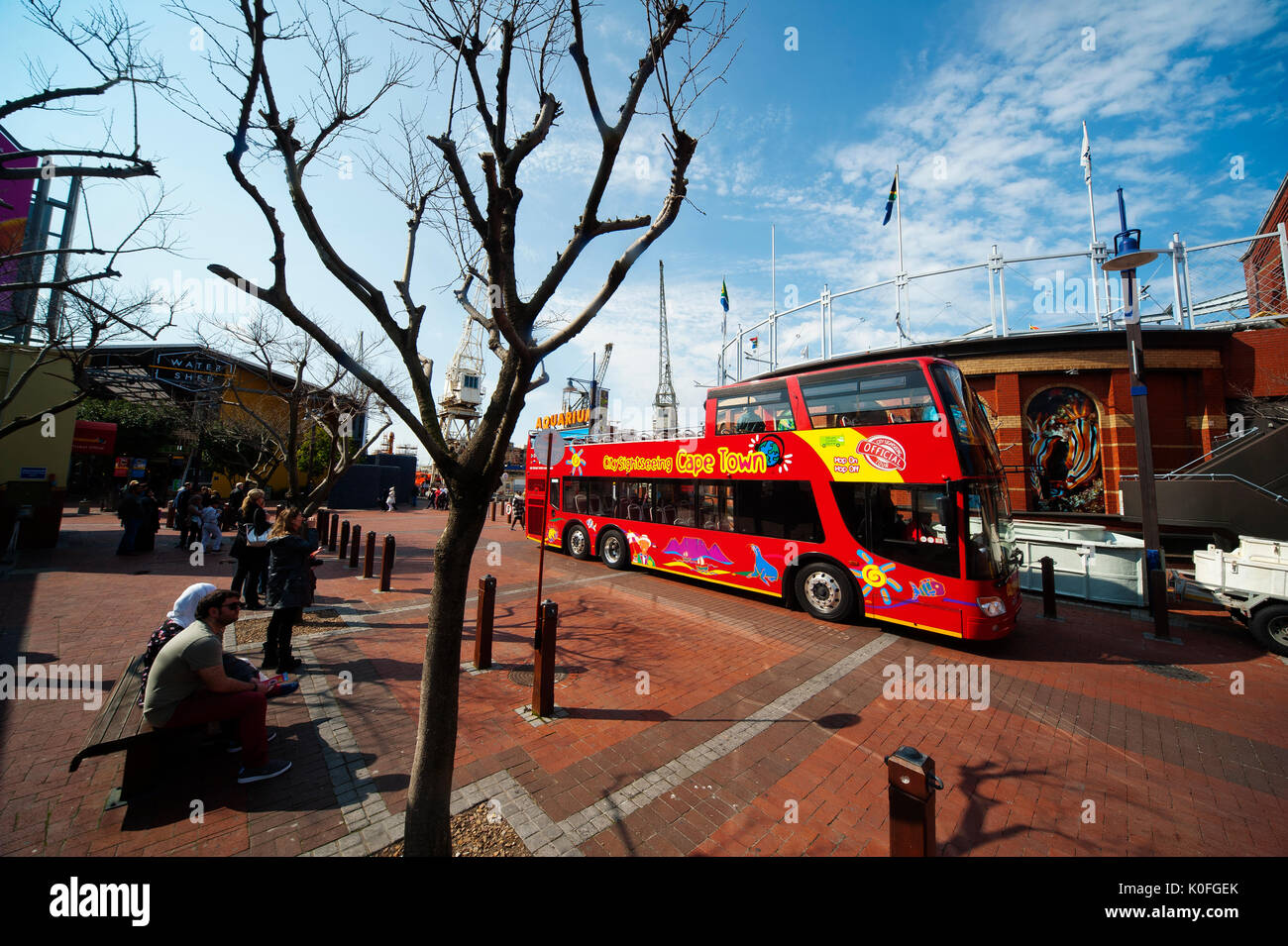 Red bus city sightseeing cape hi-res stock photography and images - Alamy