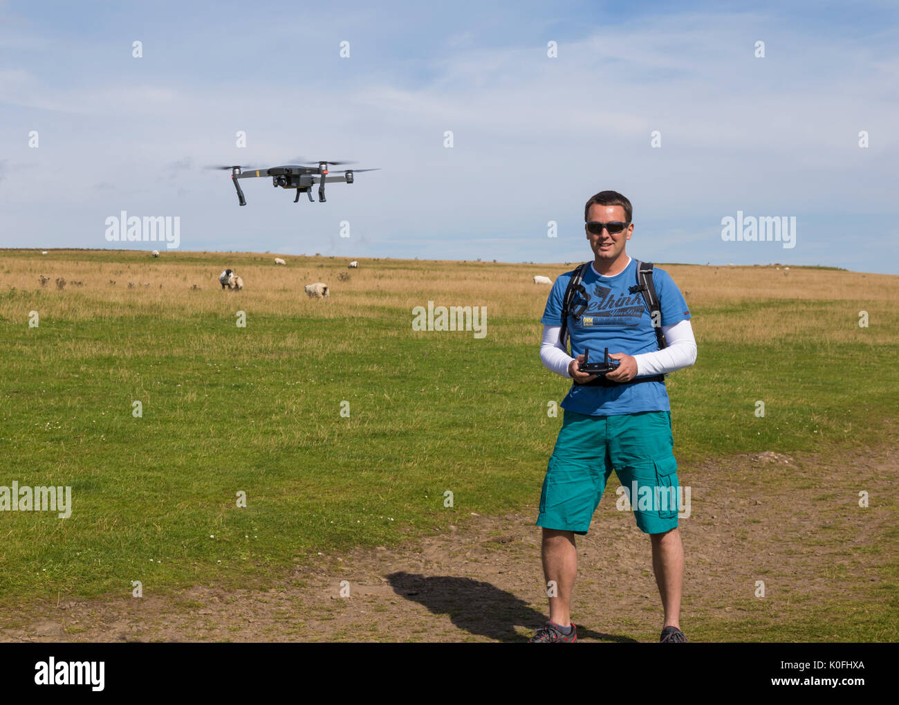 Drone pilot holding remote controller hi-res stock photography and ...