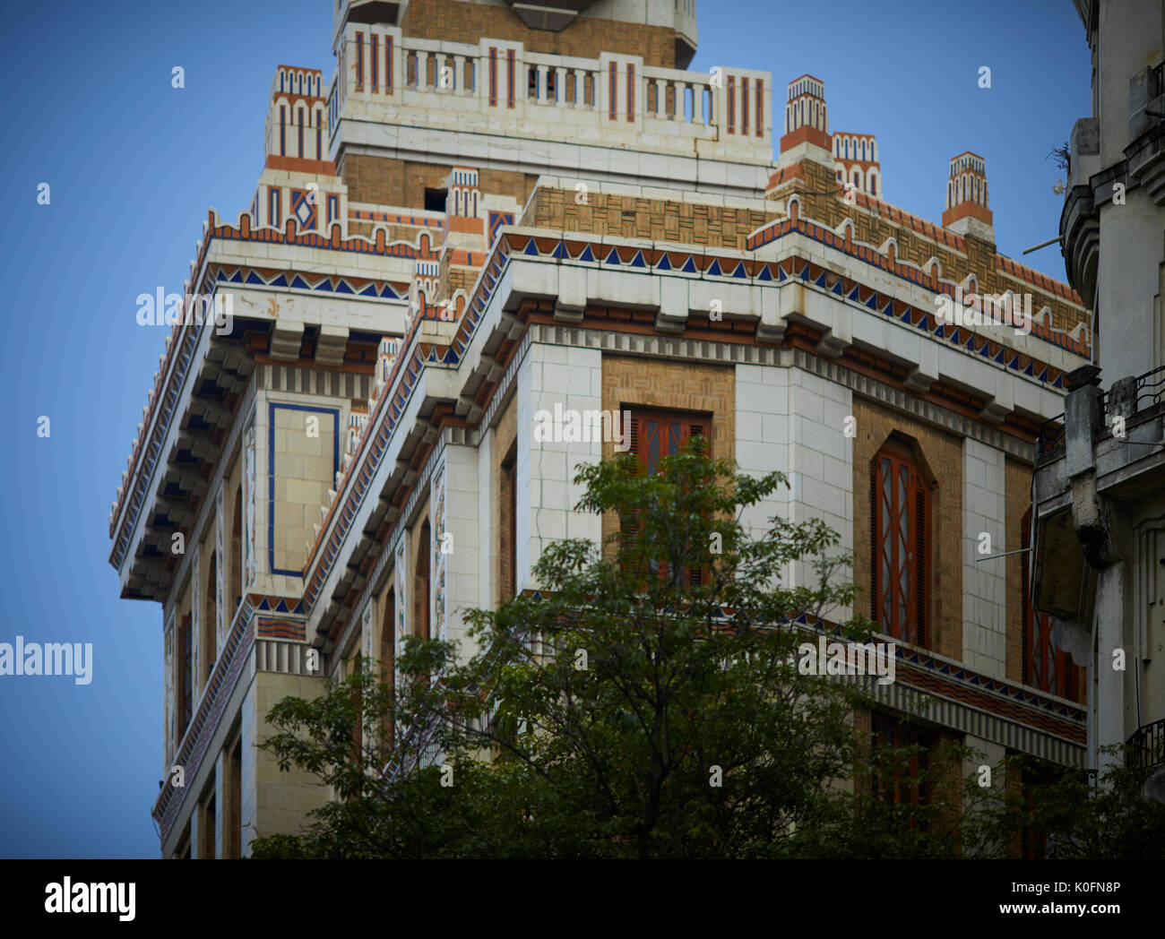 Cuban, cuba, Capital, Havana Exterior of Bacardi Building Art Deco ...