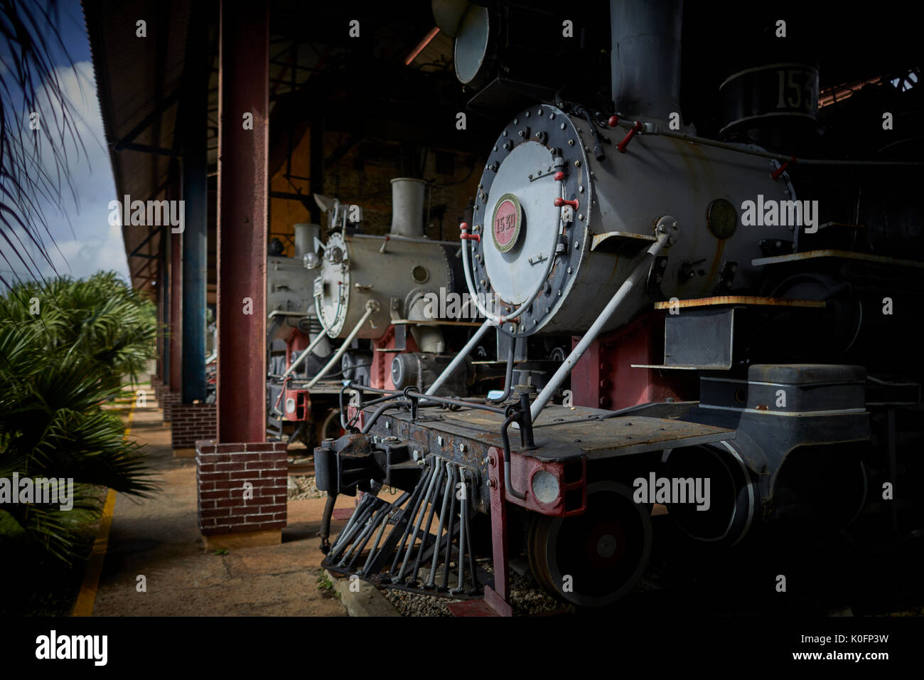 Cuban, Cuba, Cardenas, museum sugar mill of Jose Smith Comas preserved ...
