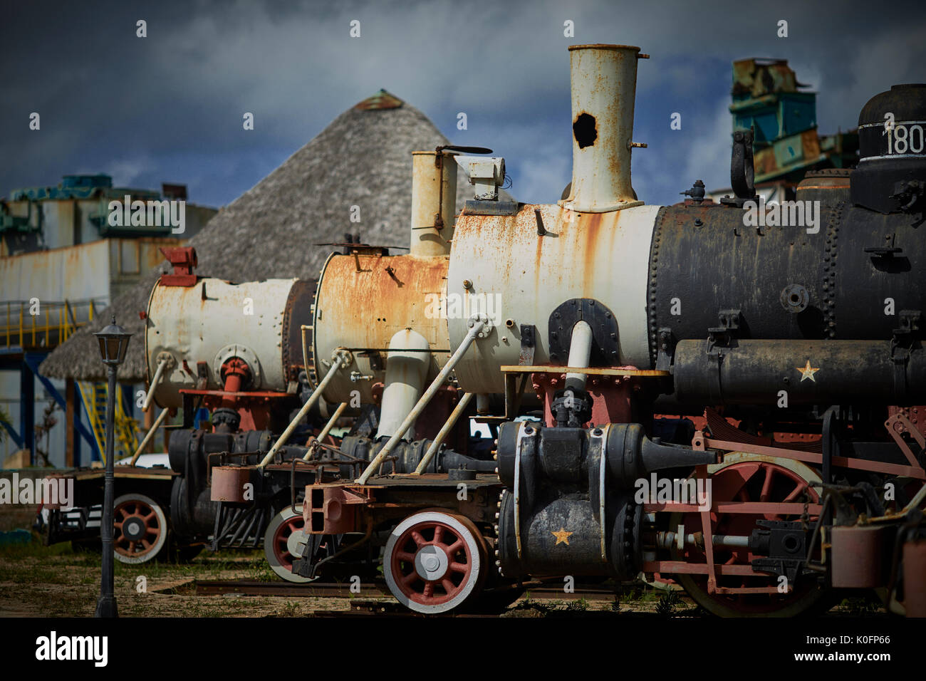 Cuban, Cuba, Cardenas, museum sugar mill of Jose Smith Comas preserved ...