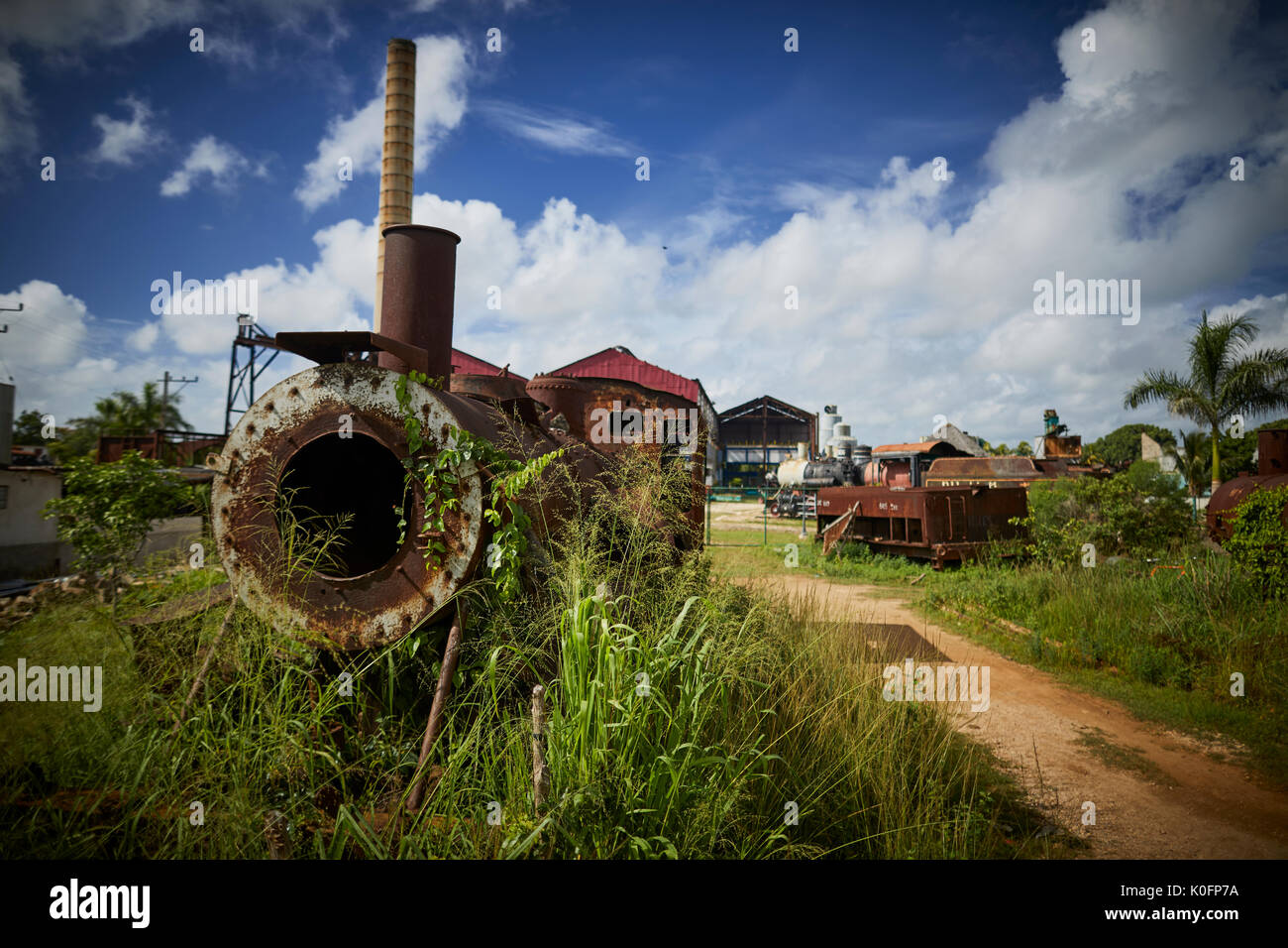 Cuban, Cuba, Cardenas, museum sugar mill of Jose Smith Comas preserved ...