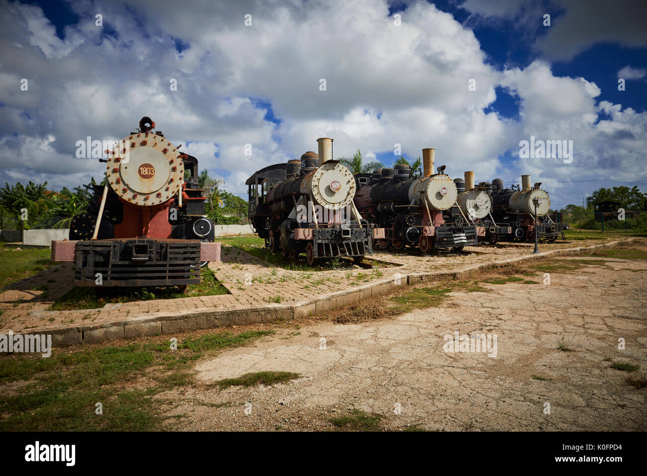 Cuban, Cuba, Cardenas, museum sugar mill of Jose Smith Comas preserved ...
