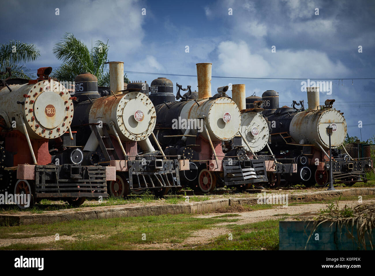 Cuban, Cuba, Cardenas, museum sugar mill of Jose Smith Comas preserved ...
