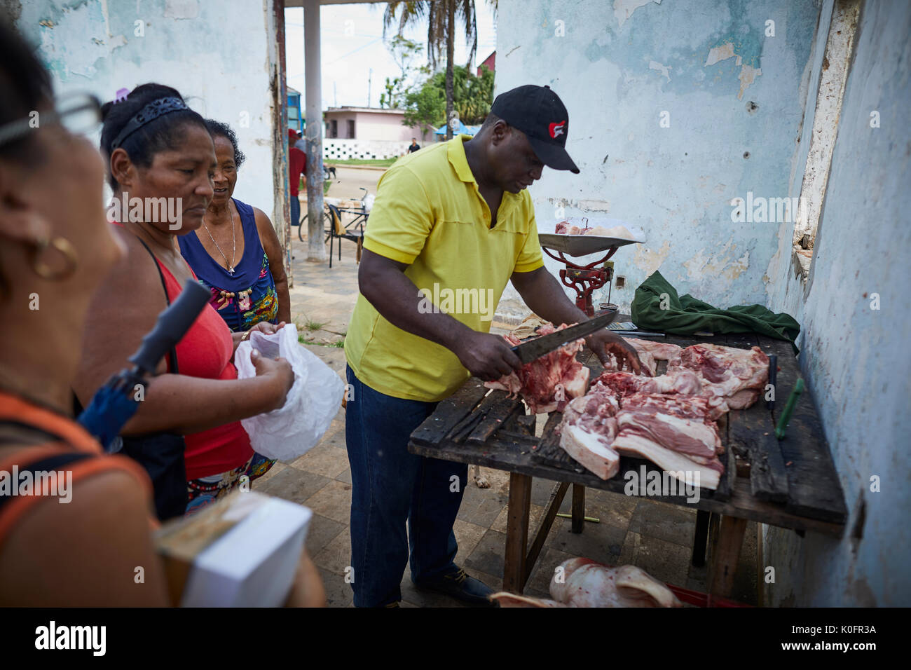 Cuban meat market hi-res stock photography and images - Alamy
