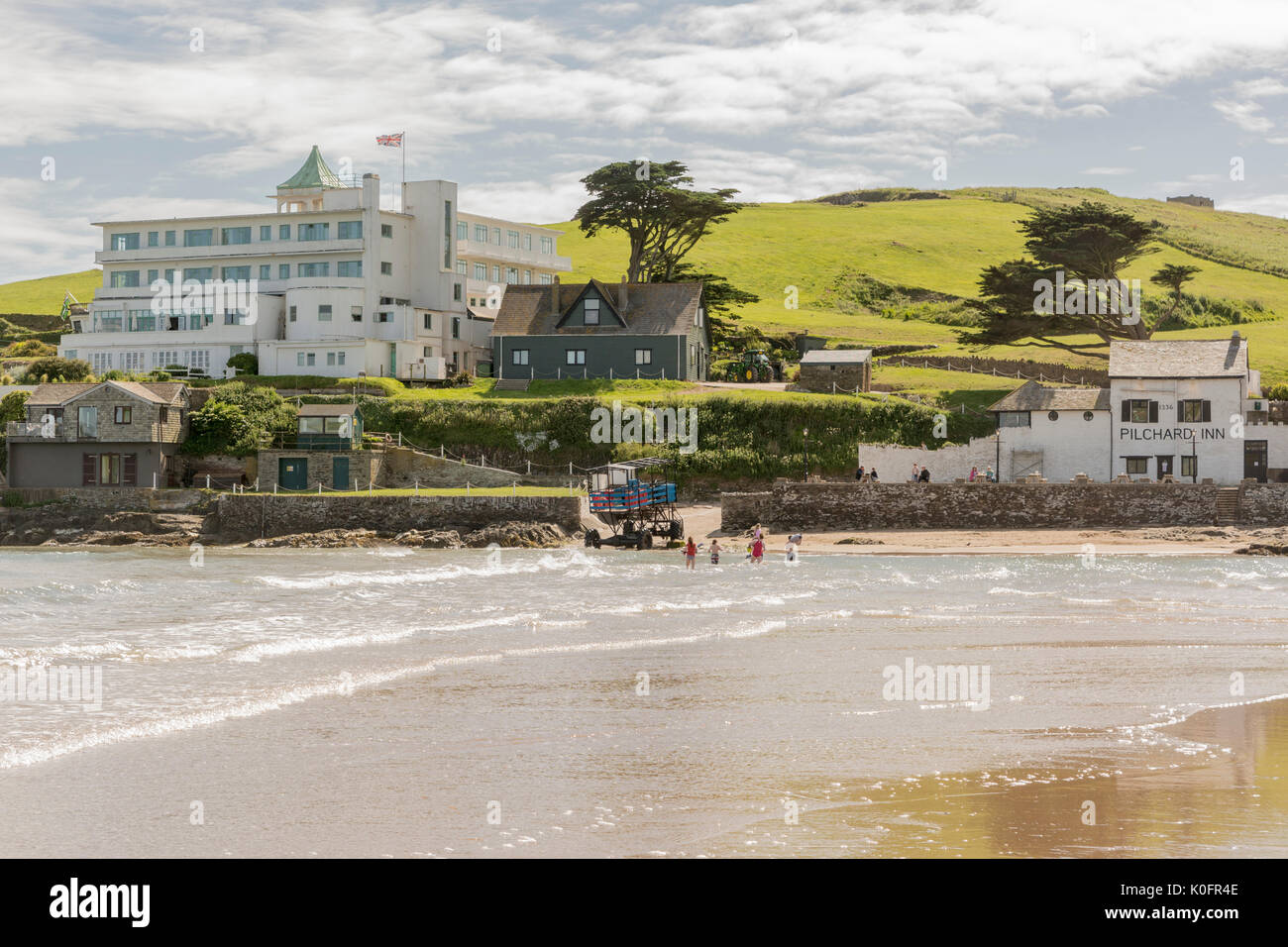 Sea tractor bigbury devon hi-res stock photography and images - Alamy