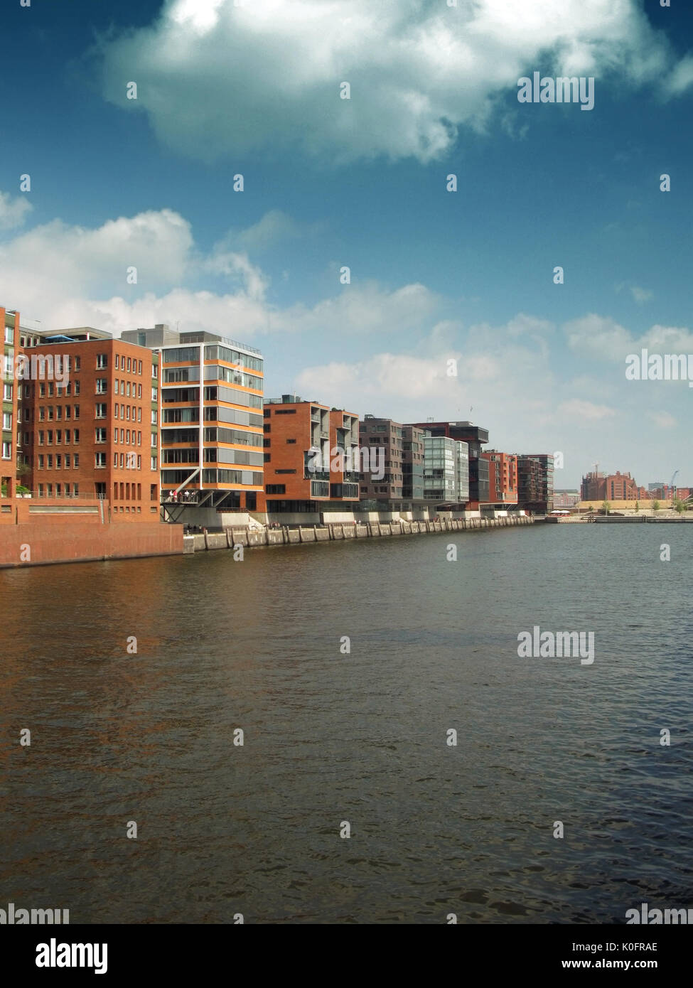 Hamburg Hafenctiy apartment Stock Photo - Alamy