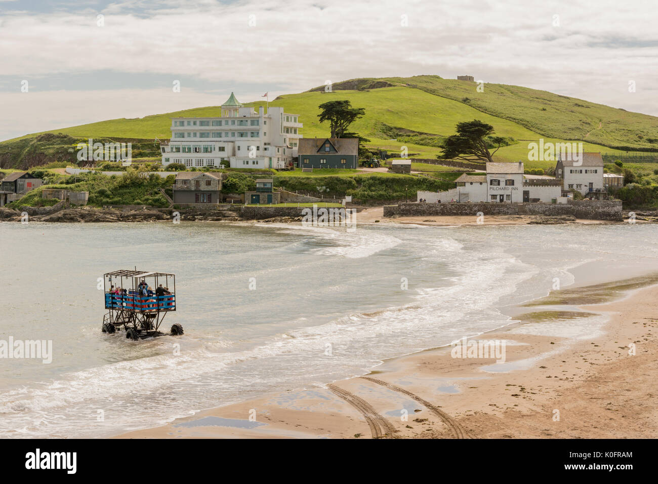 Sea tractor bigbury devon hi-res stock photography and images - Alamy