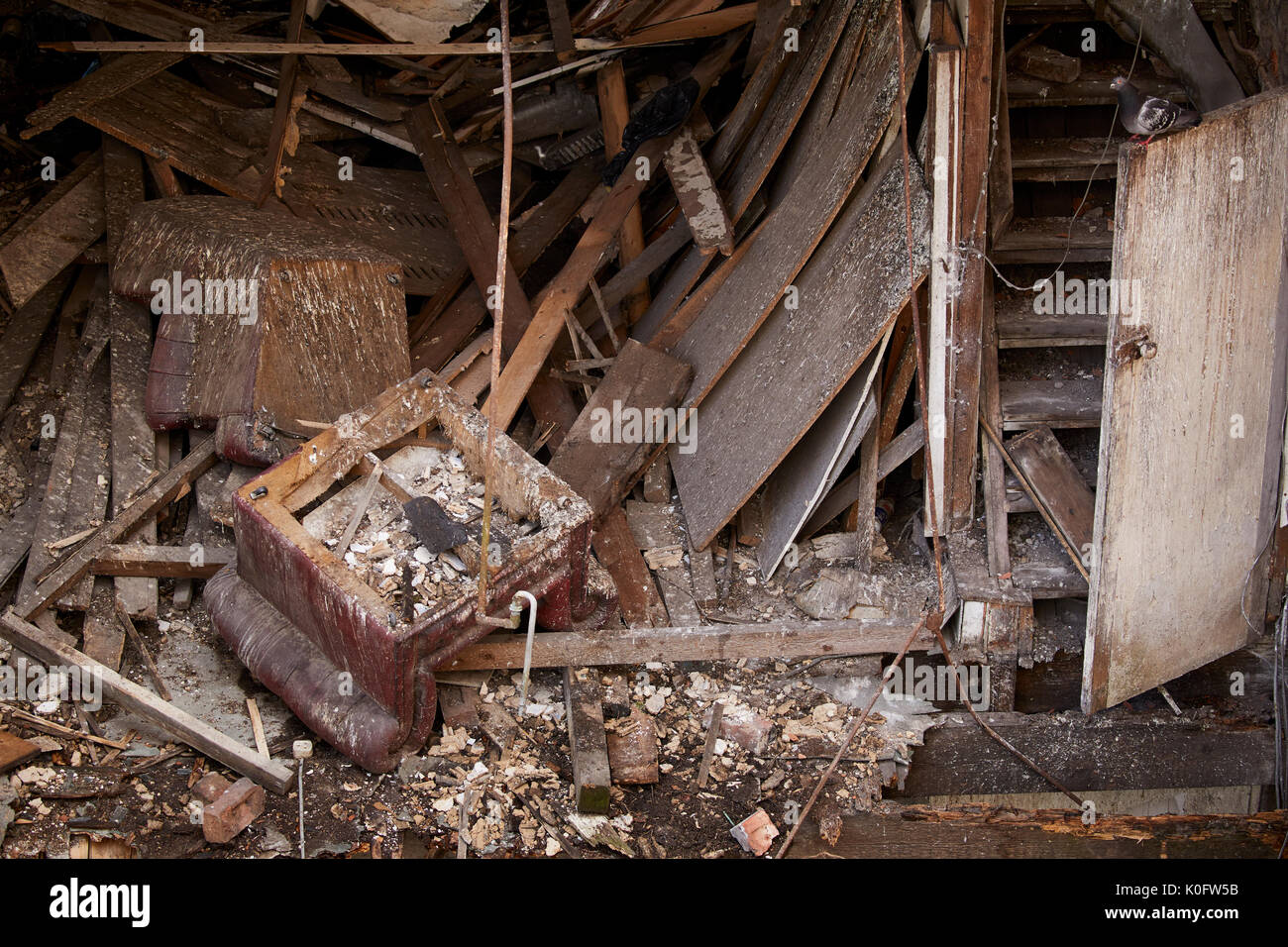 Manchester Northern Quarter inside a derelict building Stock Photo - Alamy