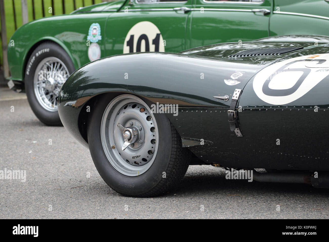 1955 Mike Hawthorn Jaguar D type Le Mans winning car Stock Photo - Alamy