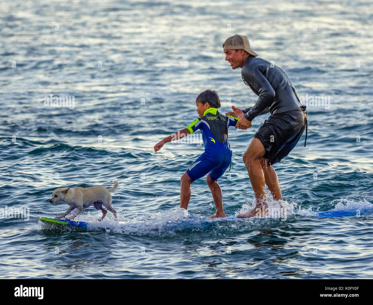 Father son surfboard hi-res stock photography and images - Alamy