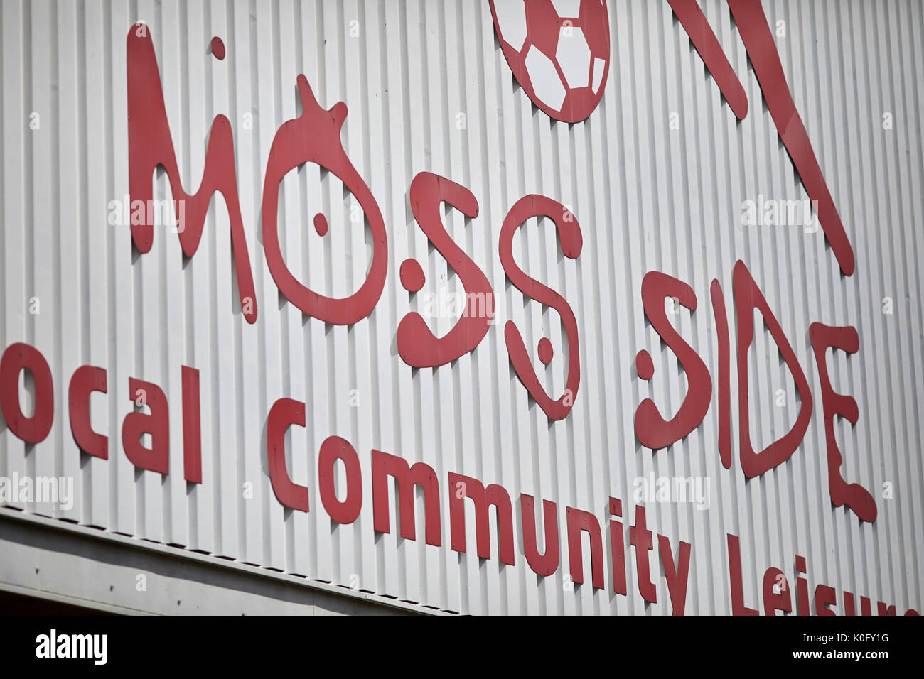 Moss side sports centre hi-res stock photography and images - Alamy